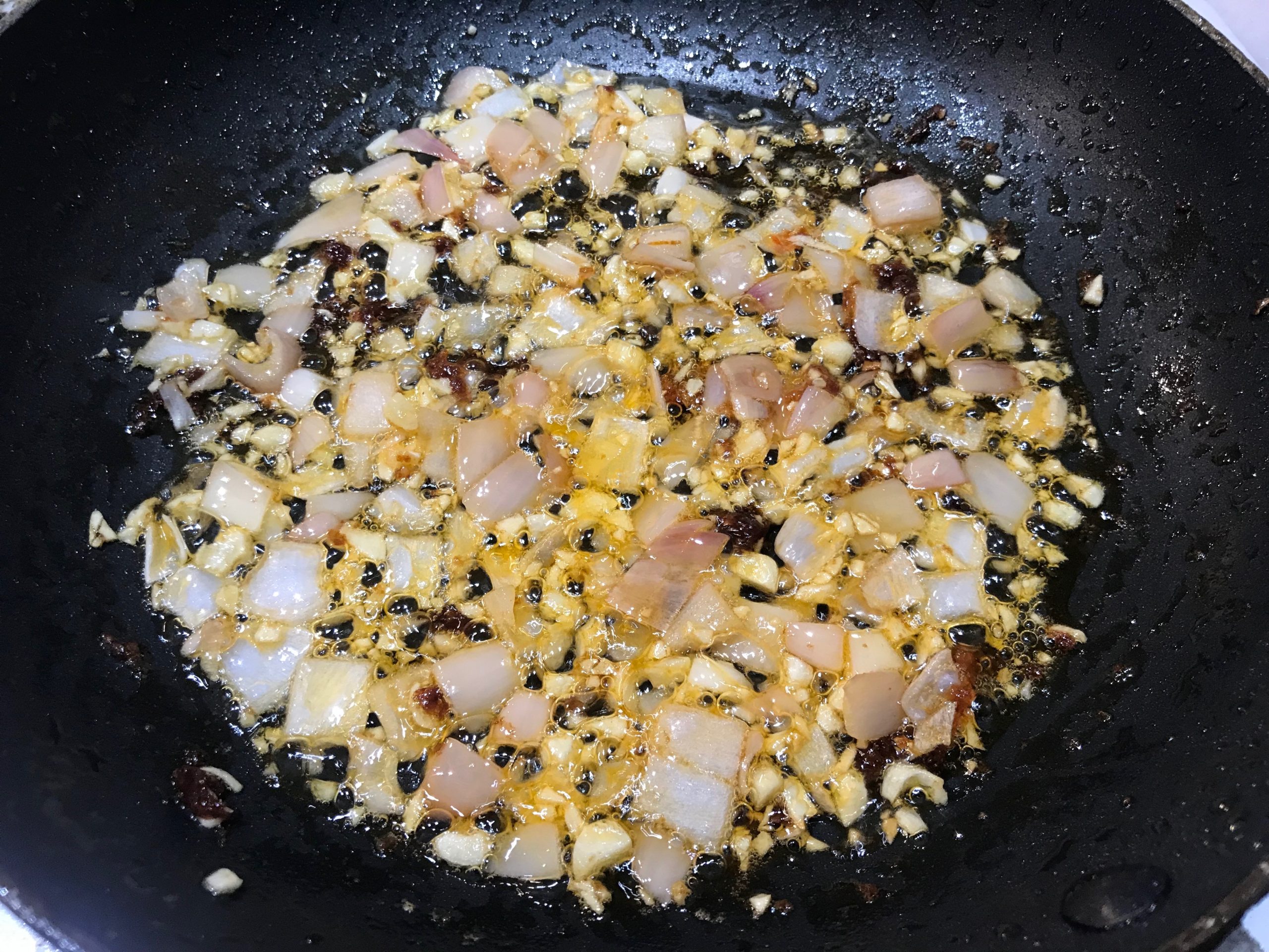 紫蘇炒大蝦 | Stir-fried Shrimp with Shiso – Off the Map